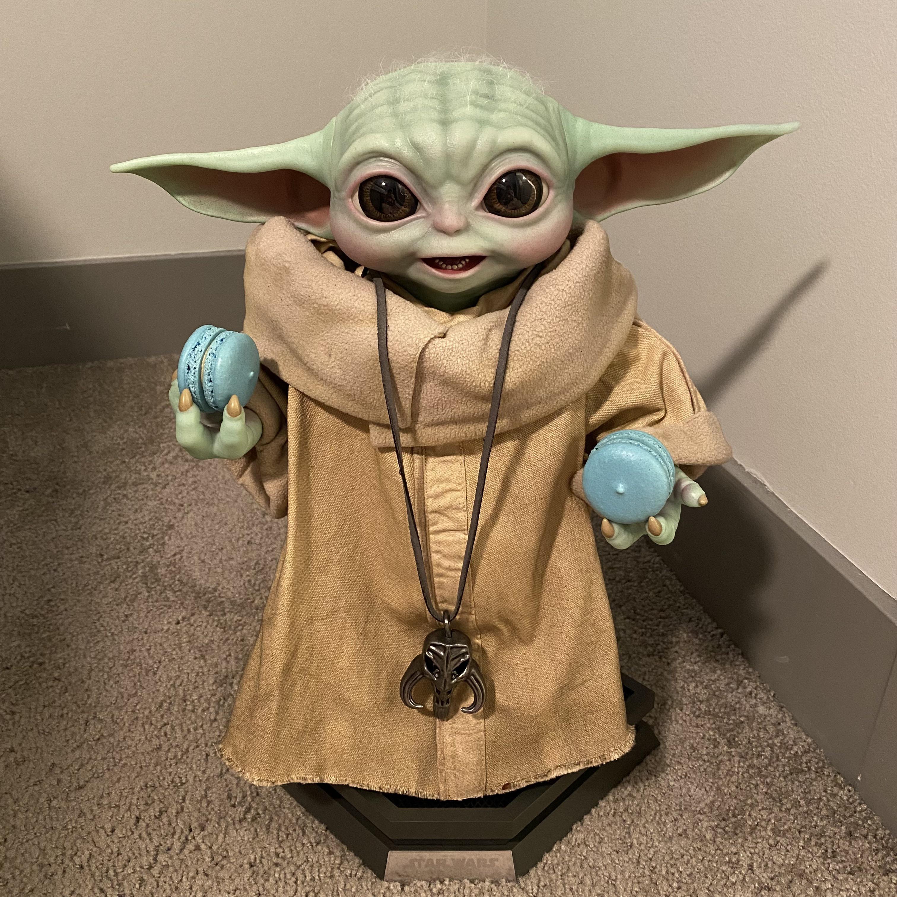 I made my child his favorite blue cookies and he seems happy about it ...