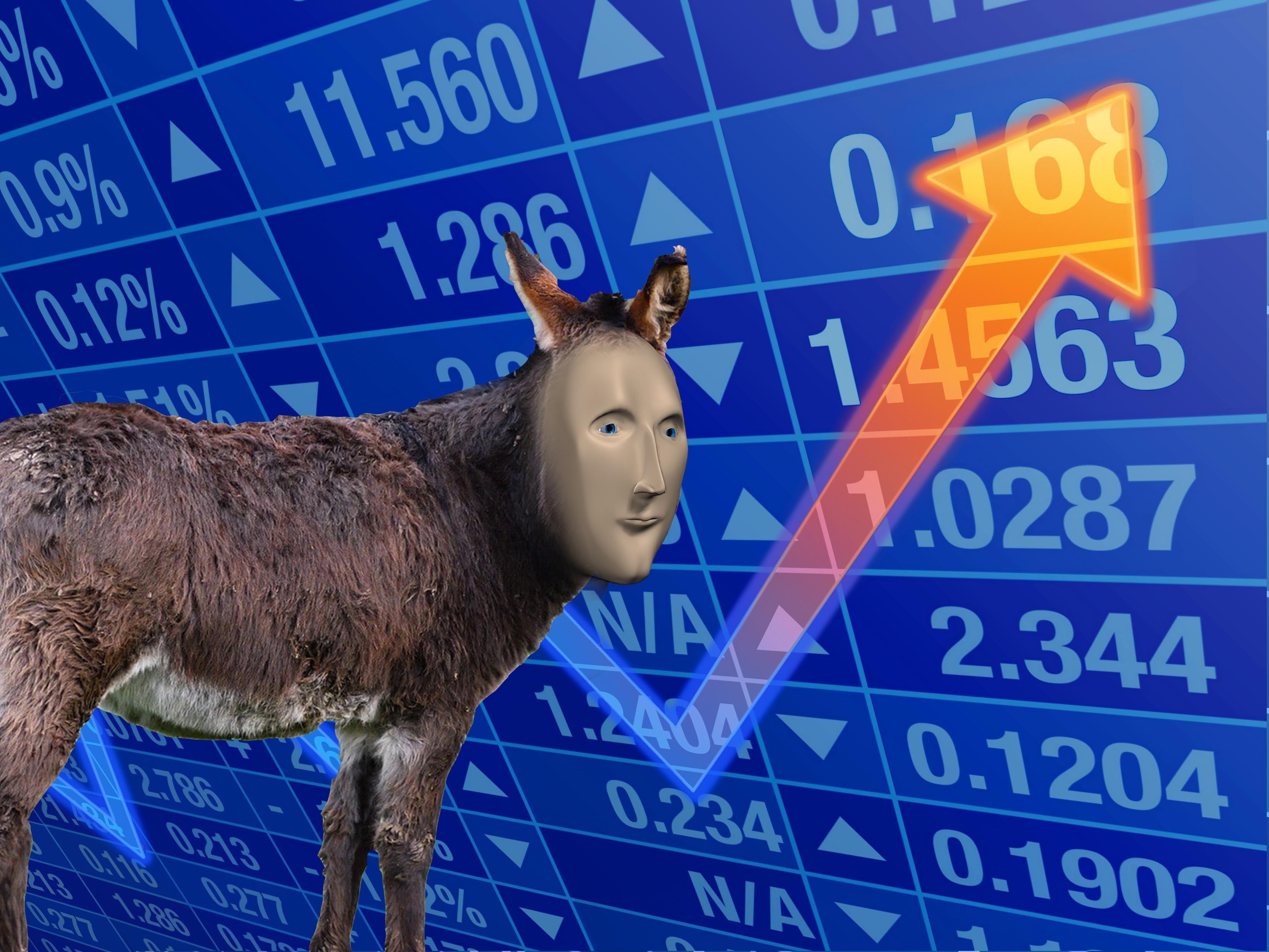Stonkey likes it when stocks go up | /r/Stonks | Meme Man Wurds ...