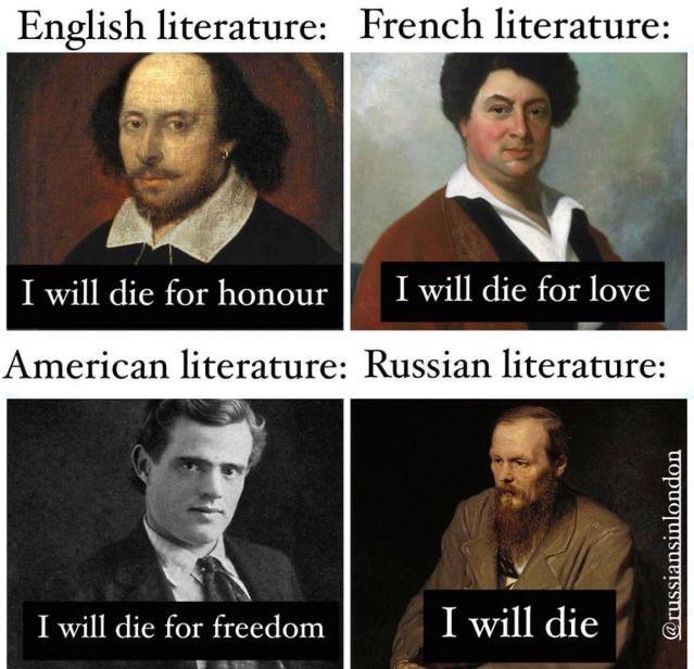 Russian Literature Is The Best Know Your Meme Russian Literature Is The Best Know Your Meme