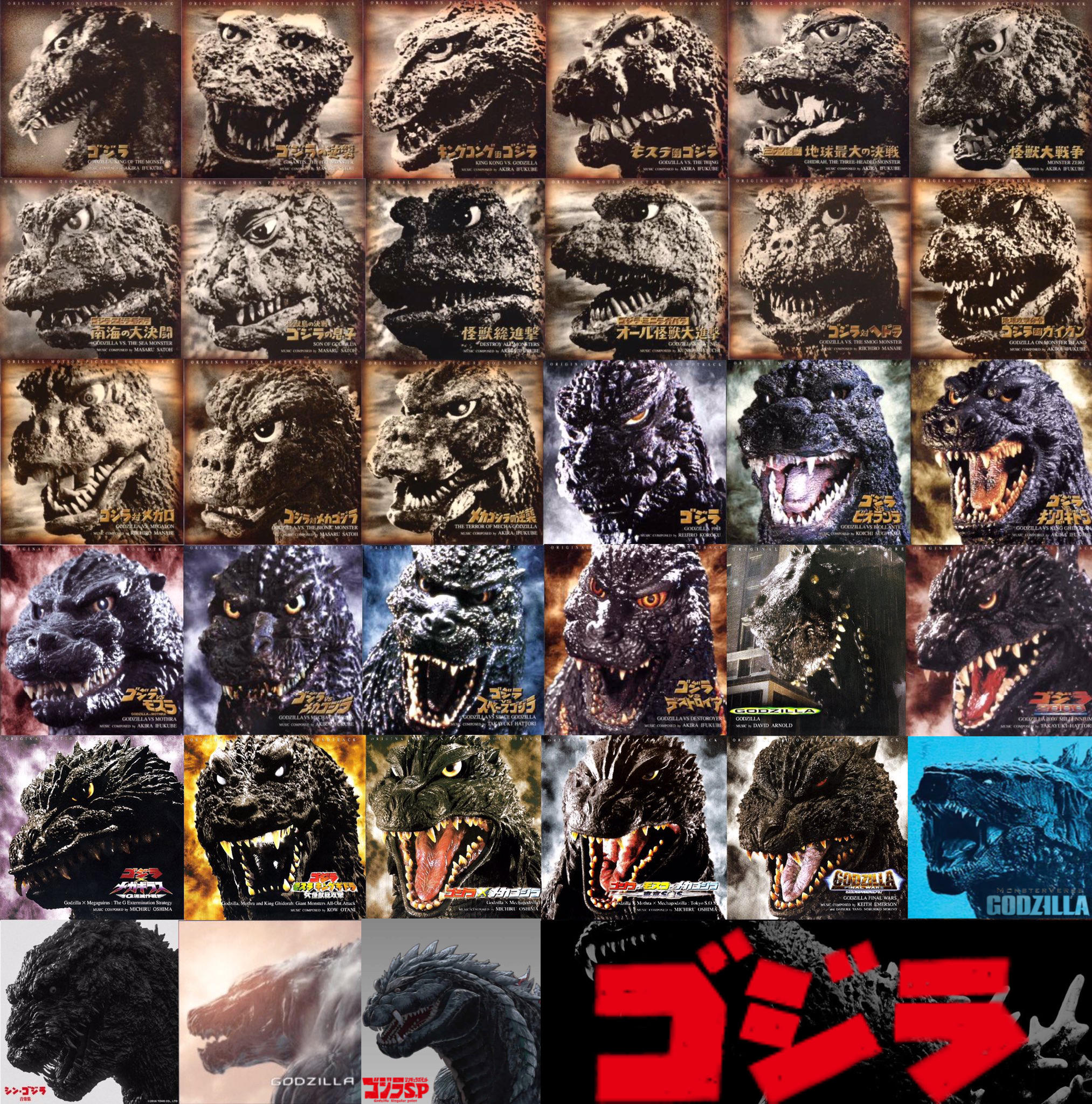 Every Godzilla ever (updated) | Godzilla | Know Your Meme