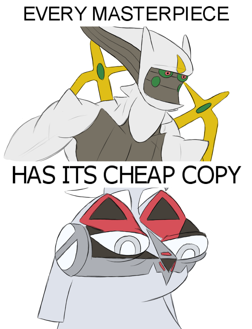 I think I did the meme wrong | Every Masterpiece Has Its Cheap Copy ...