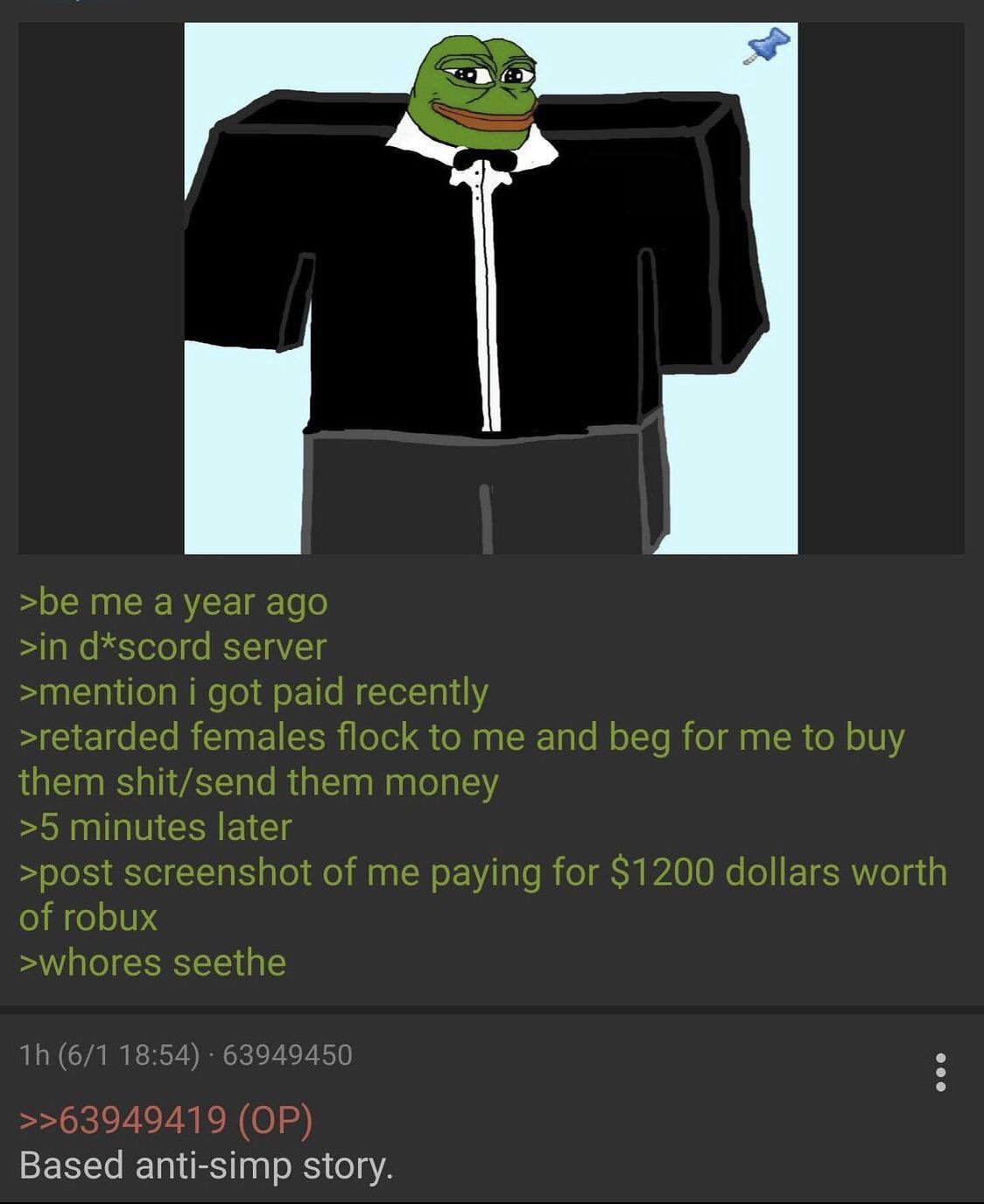 Anon is the anti-simp | /r/Greentext | Greentext Stories | Know Your Meme