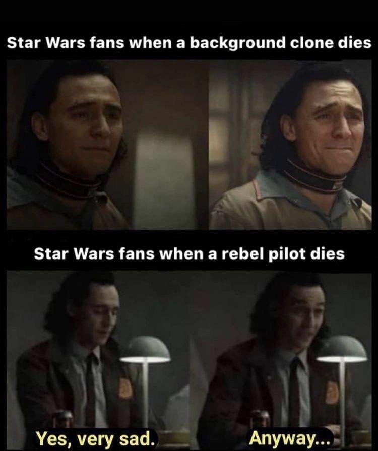 Sad. | /r/PrequelMemes | Yes, Very Sad / Anyway, It Got Me Thinking ...