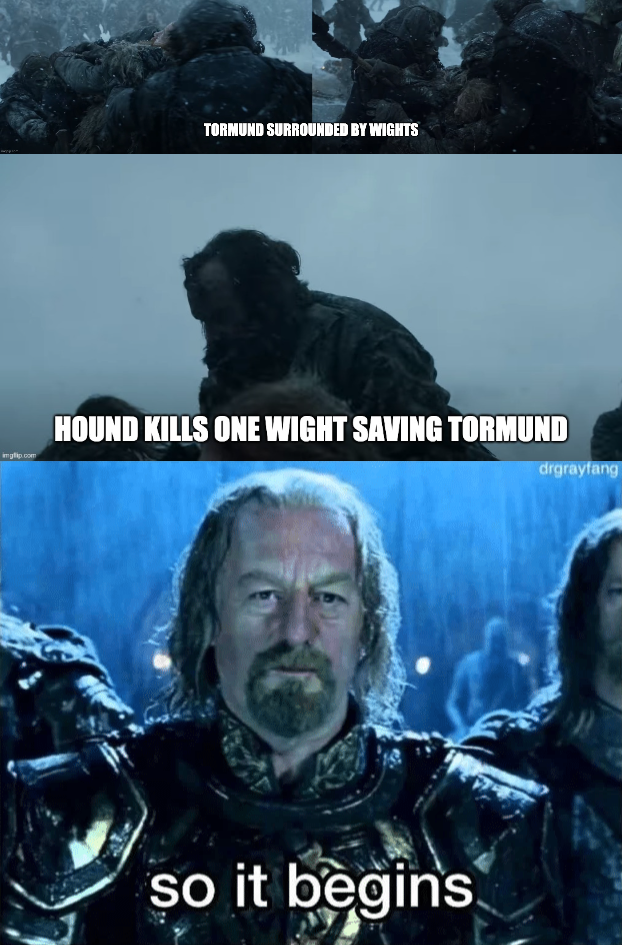 the plot armour was strong from here on out | /r/FreeFolk | /r/freefolk | Know Your Meme