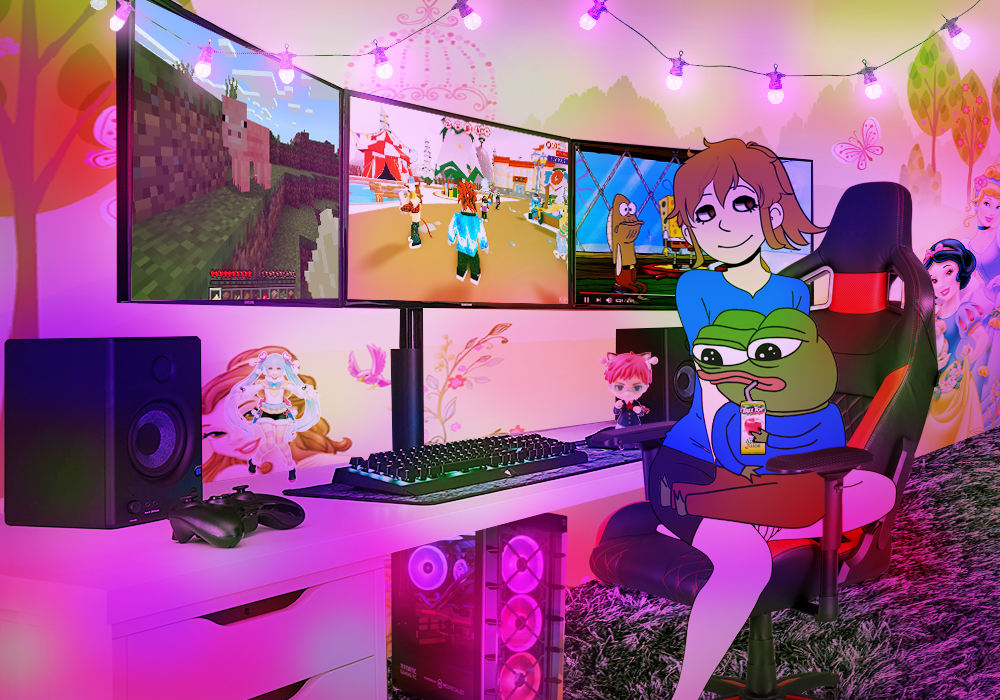 ashbie and apu elite gaming pc | Ashbie Moon / Aspie Girl / Aspie Chan ...