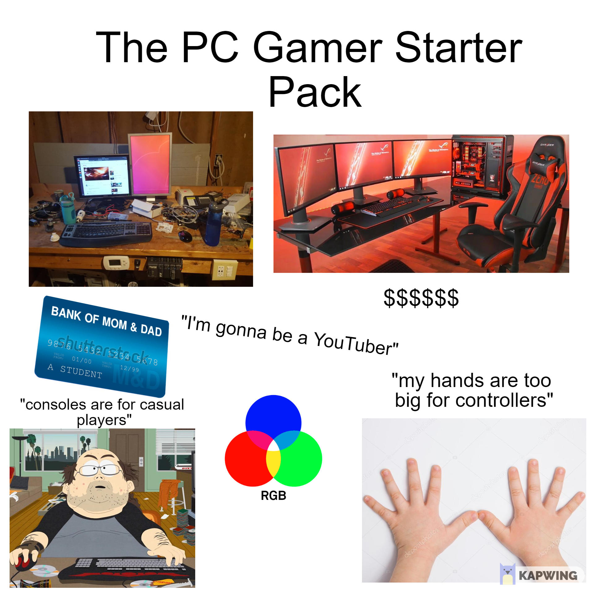 The PC Gamer Starter Pack | /r/starterpacks | Starter Packs | Know Your ...