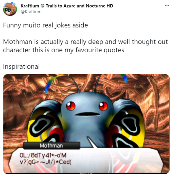 Mothman is actually a really deep and well thought out character this ...