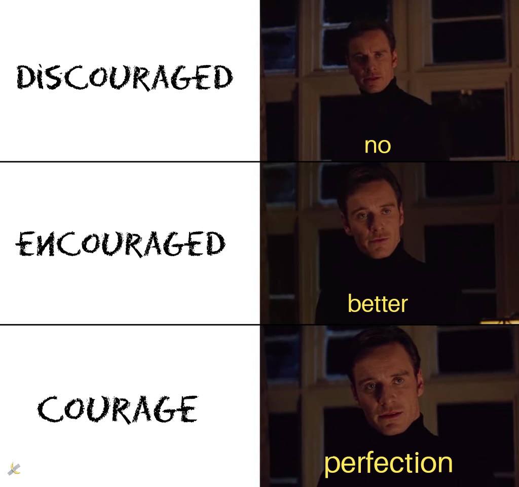 strength in the face of fear, pain or grief | /r/wholesomememes ...