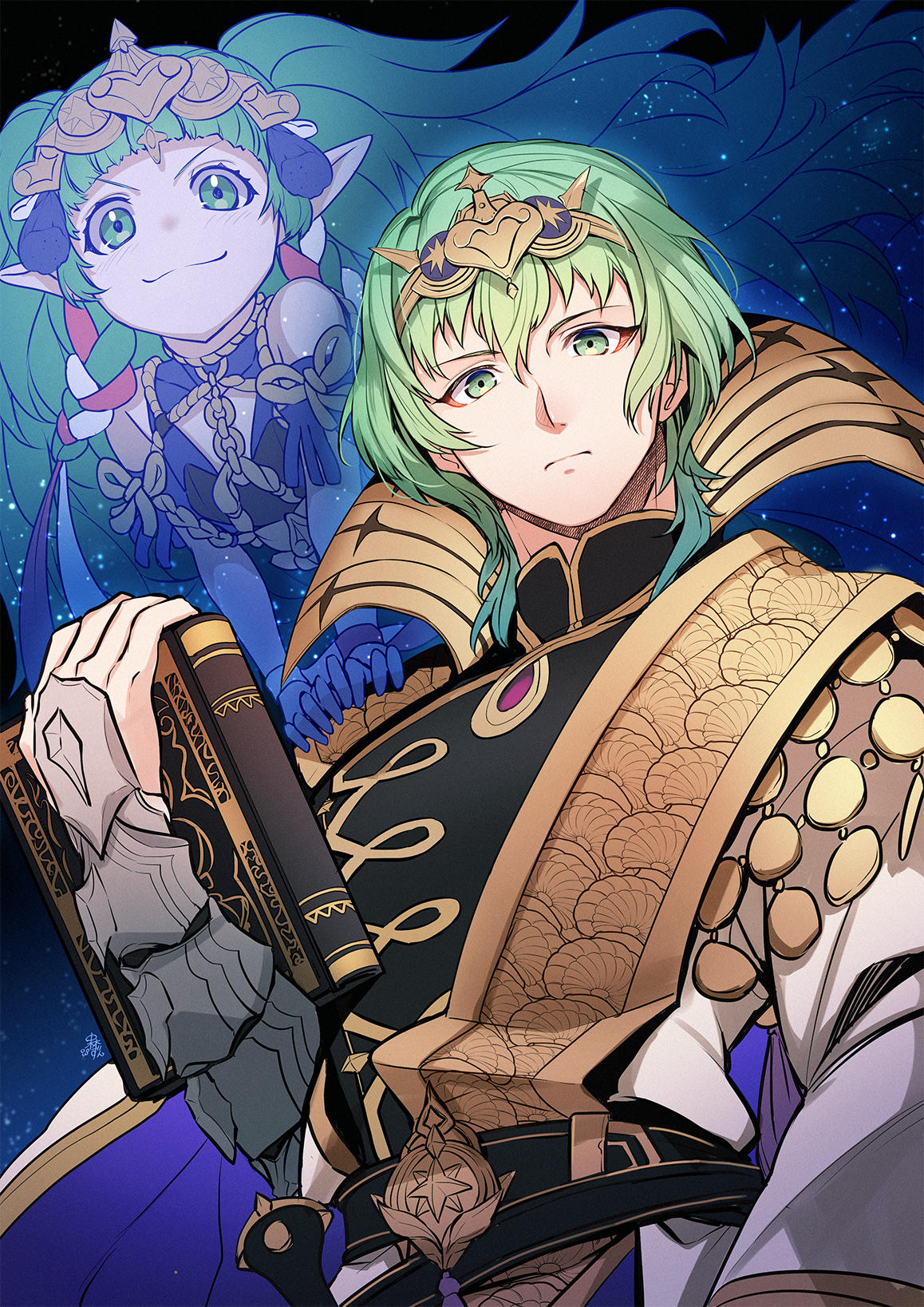 Byleth and Sothis | Fire Emblem: Three Houses | Know Your Meme