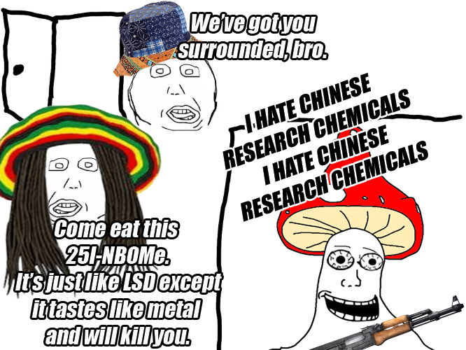 Antishroom | Shroomjak / Mushroom Wojak | Know Your Meme