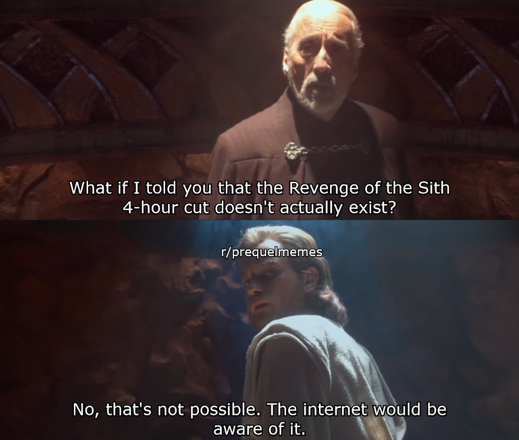 No, that's not possible | /r/PrequelMemes | Prequel Memes | Know Your Meme