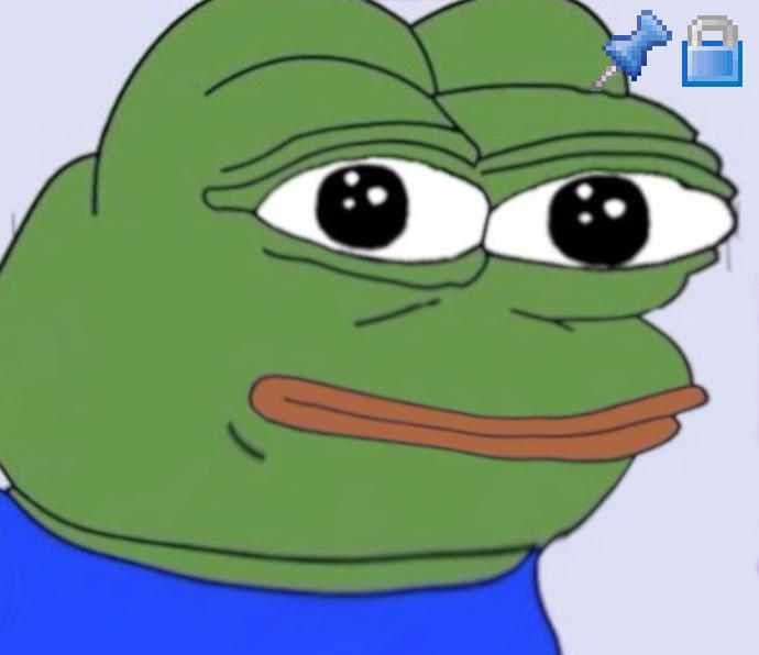 Pepe locked and sticky | Pepe the Frog | Know Your Meme