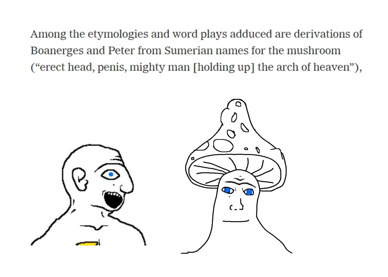 Shroomjak x Soomer | Shroomjak / Mushroom Wojak | Know Your Meme
