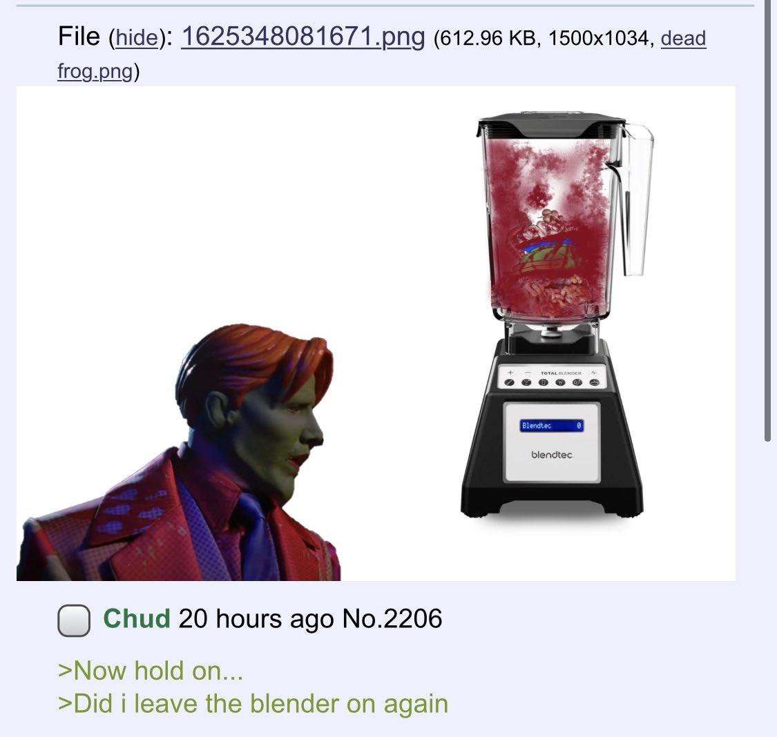 Did i leave the blender on again | Maskposting | Know Your Meme