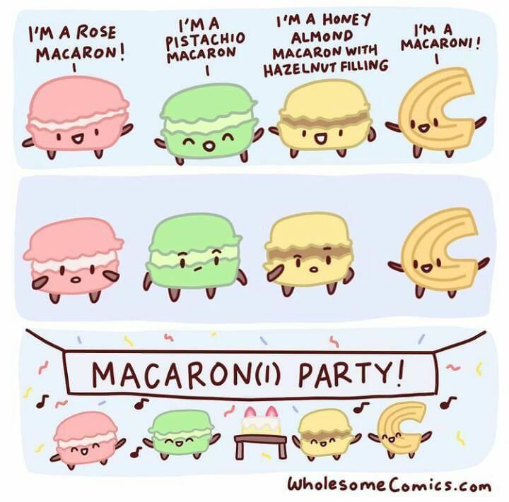 The all inclusive Macaron(i) Party! | /r/wholesomememes | Wholesome ...