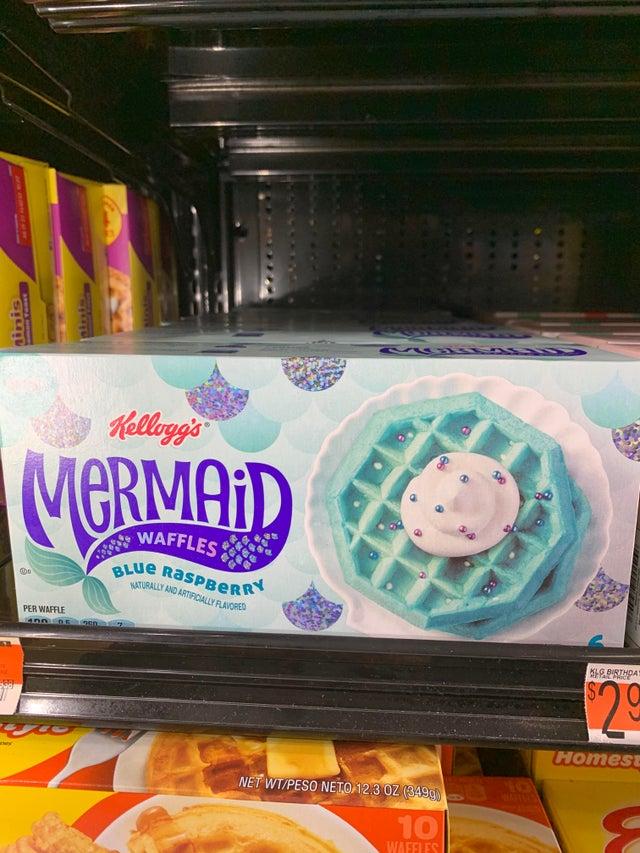 Blue (Raspberry) Waffles | Cursed Images | Know Your Meme