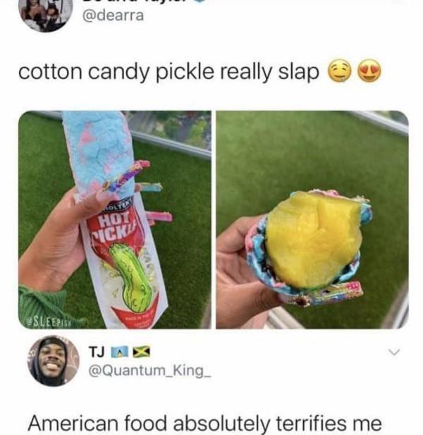 Cotton Candy Pickle | Cursed Images | Know Your Meme