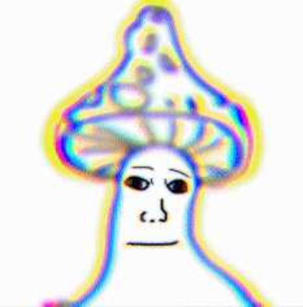 tripping man | Shroomjak / Mushroom Wojak | Know Your Meme