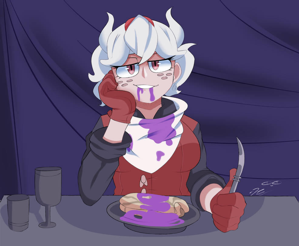 Dinner Date with Flyfu | Helltaker | Know Your Meme