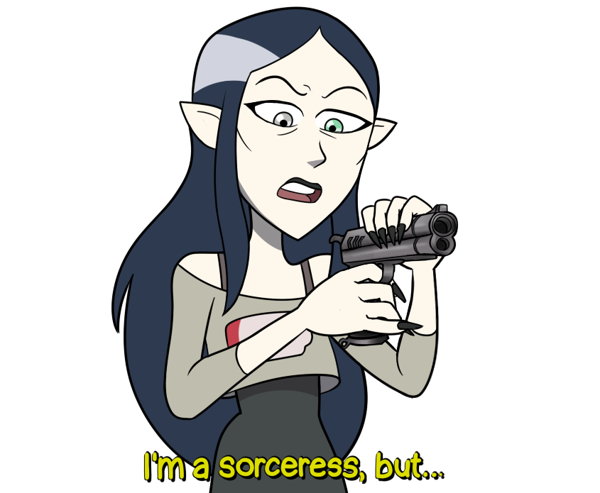 Lilith has a gun. | The Owl House | Know Your Meme