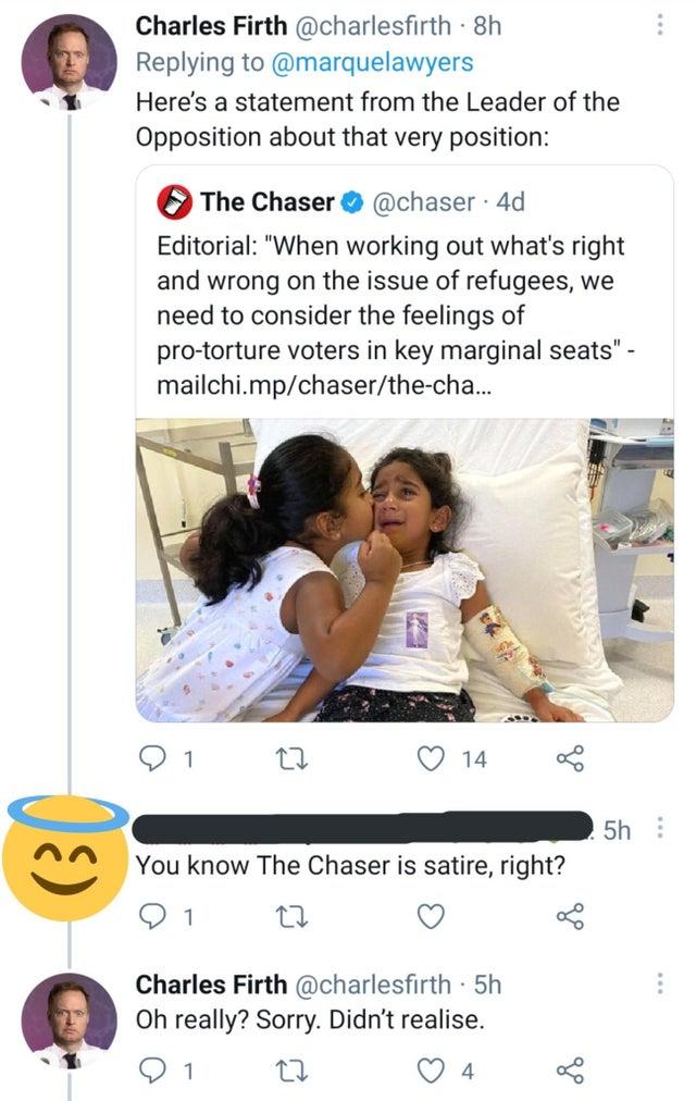 Charles Firth Writes the Chaser | Know Your Meme