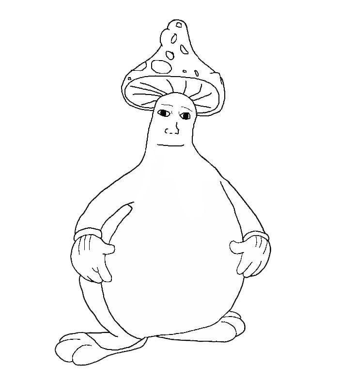 Big Fungus | Shroomjak / Mushroom Wojak | Know Your Meme