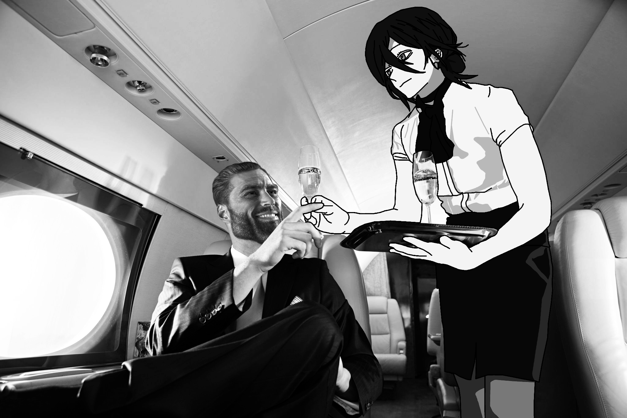 Private Plane | GigaChad | Know Your Meme