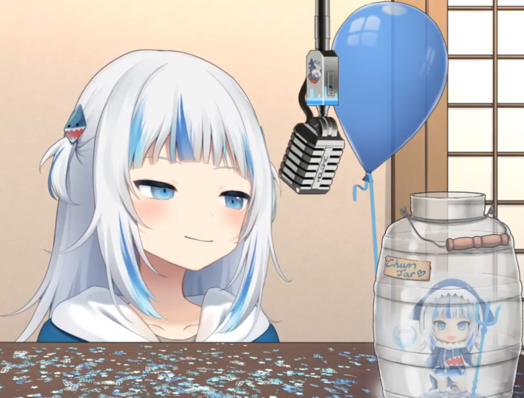 Gura's chum jar | Gawr Gura | Know Your Meme