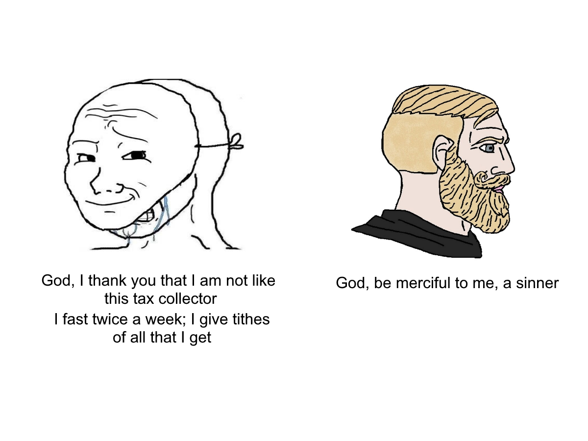 this man went down to his house justified | Wojak Comics | Know Your Meme