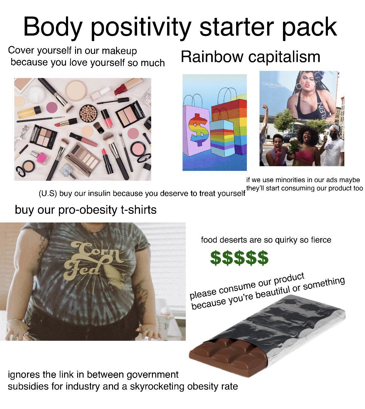 Body positivity starter pack | /r/starterpacks | Starter Packs | Know ...