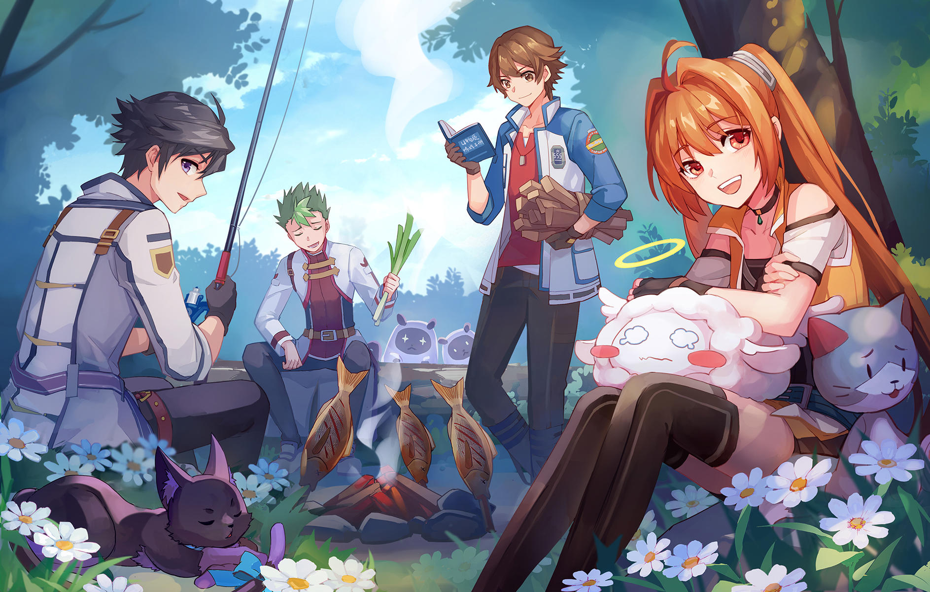 Trails protagonists (Kevin is here too!) | Trails / Kiseki (series ...