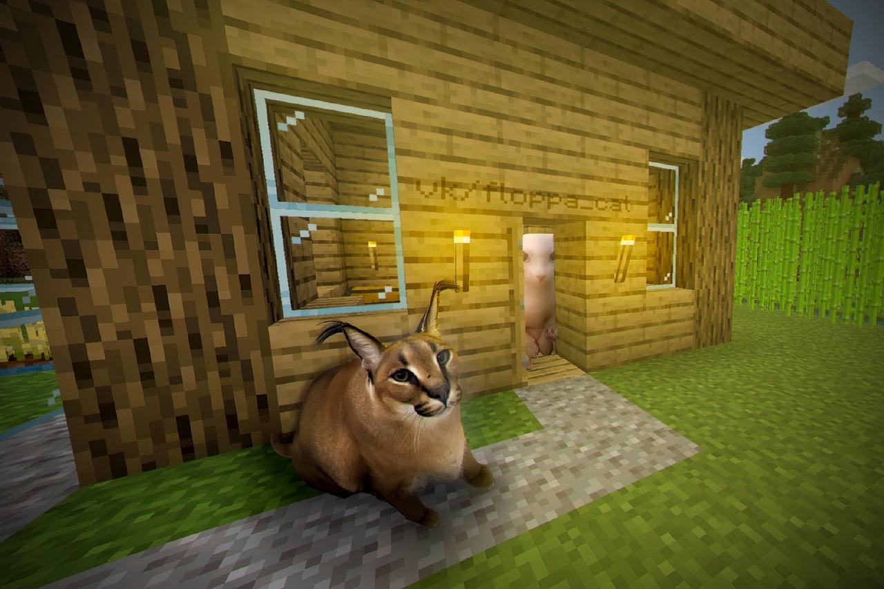 Minecraft Floppa | Big Floppa | Know Your Meme