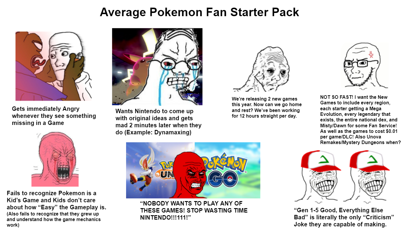 Average Pokemon Fan Starter Pack | /r/starterpacks | Starter Packs ...