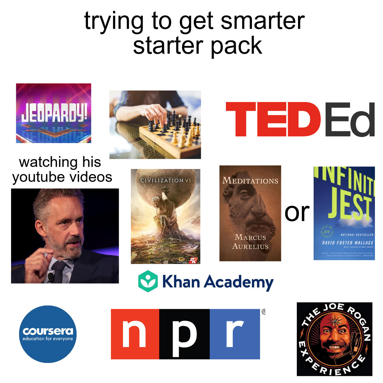 trying to get smarter starter pack | /r/starterpacks | Starter Packs ...