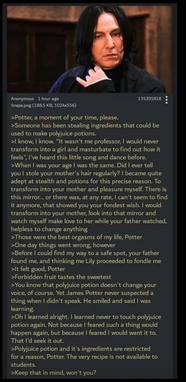 Harry Potter | /r/Greentext | Greentext Stories | Know Your Meme