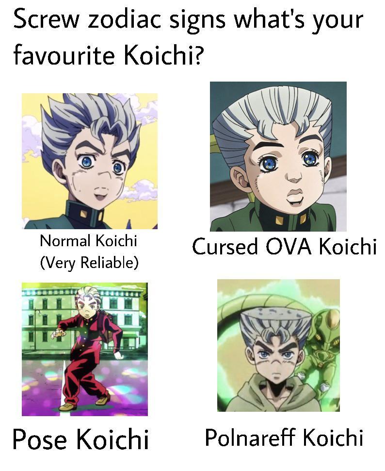Koichi truly is a reliable guy | /r/ShitPostCrusaders/ | JoJo's Bizarre ...