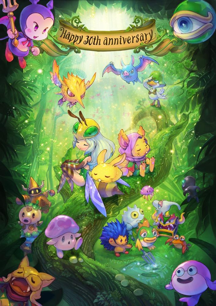 Mana series 30th Anniversary artwork by Airi Yoshioka | Square Enix ...