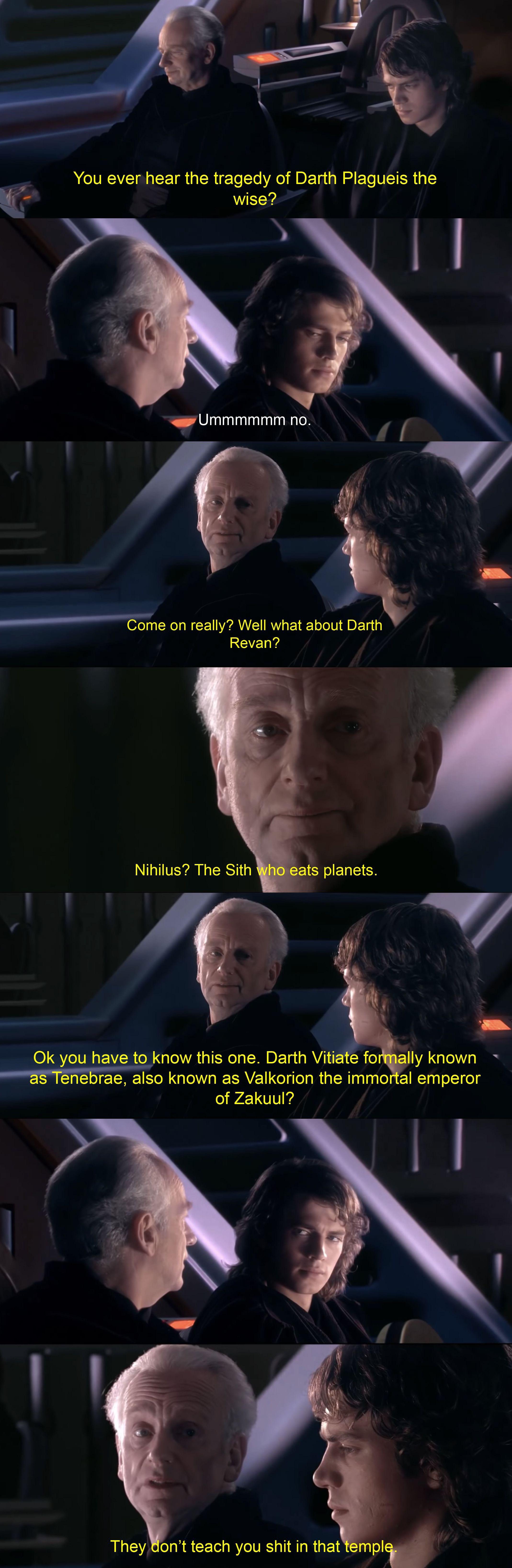 Anakin doesn’t know his Sith Lords. | /r/PrequelMemes | Prequel Memes ...