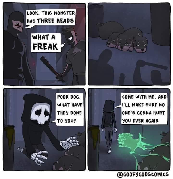 i dont need to be crying over cerberus today | /r/wholesomememes ...