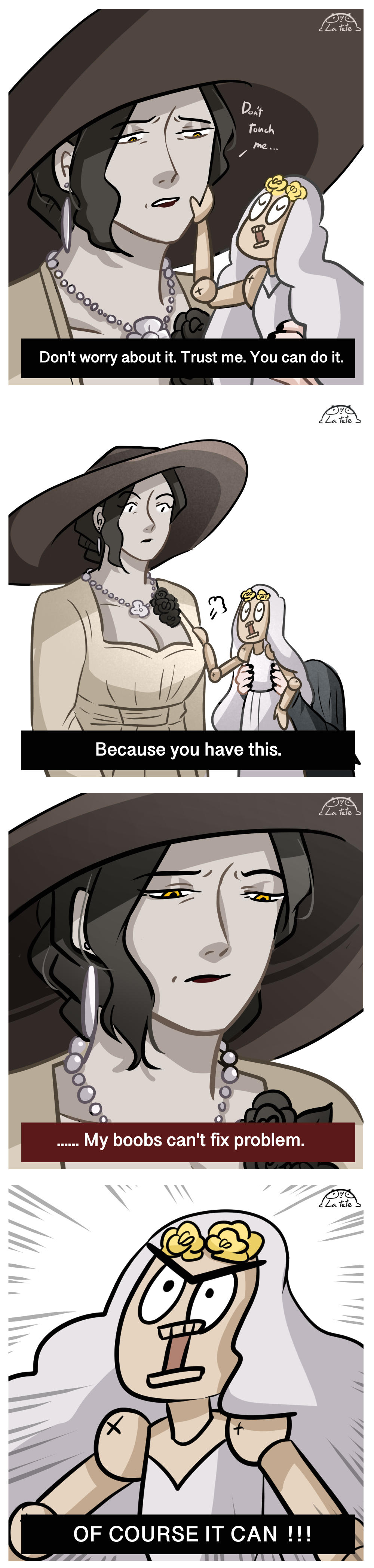 Of course it can! The original version | Lady Dimitrescu | Know Your Meme