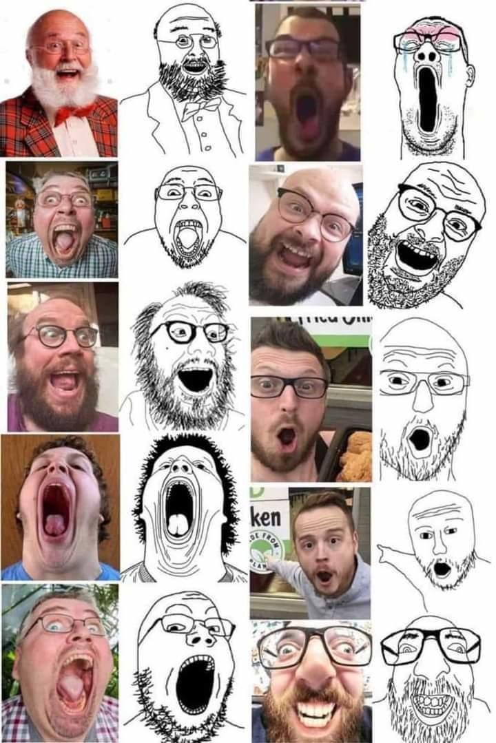 Comparing soyboy reactions to soyjaks | Soy Boy Face / Soyjak | Know ...