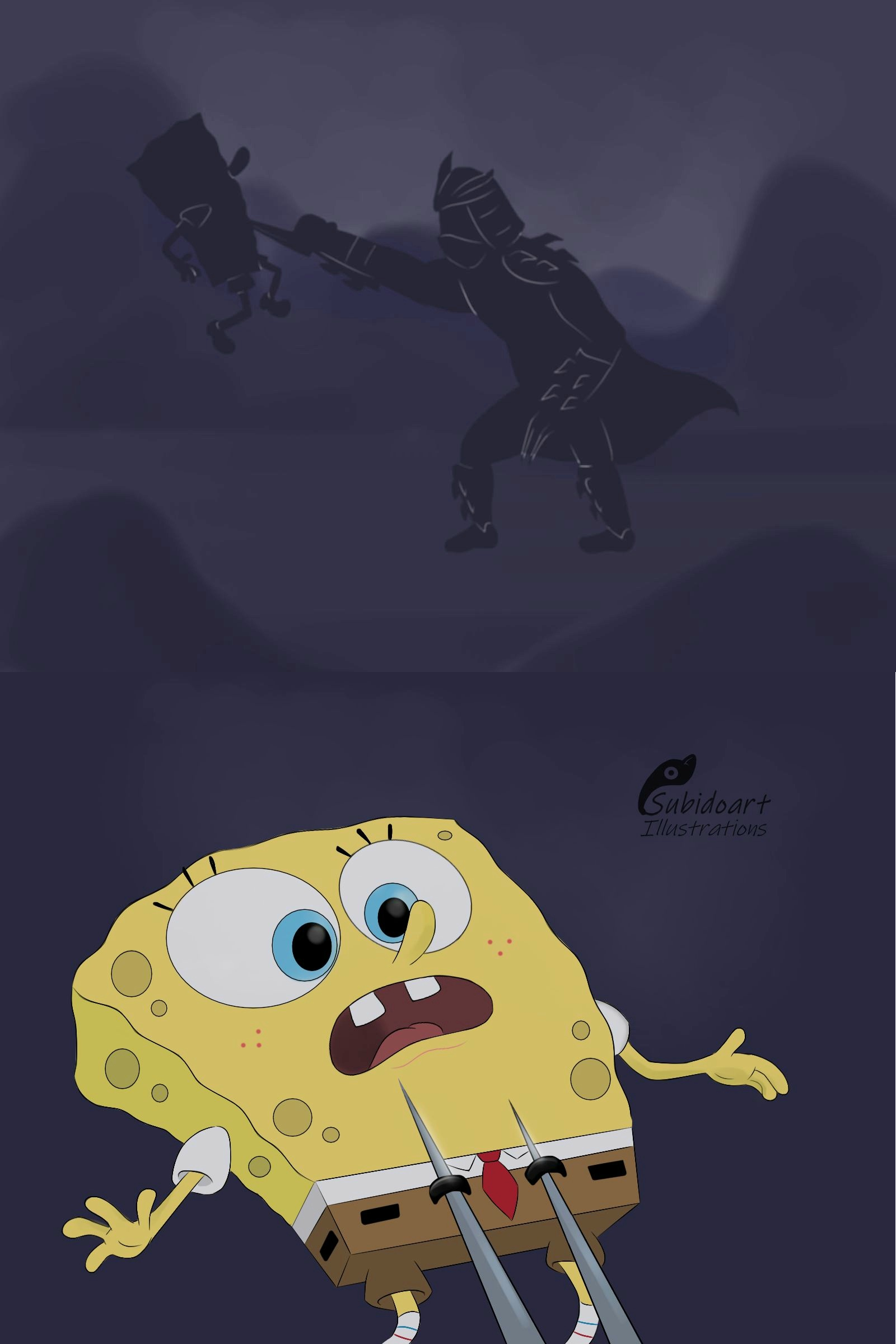 Shredder Impaling SpongeBob | Nickelodeon All-Star Brawl | Know Your Meme