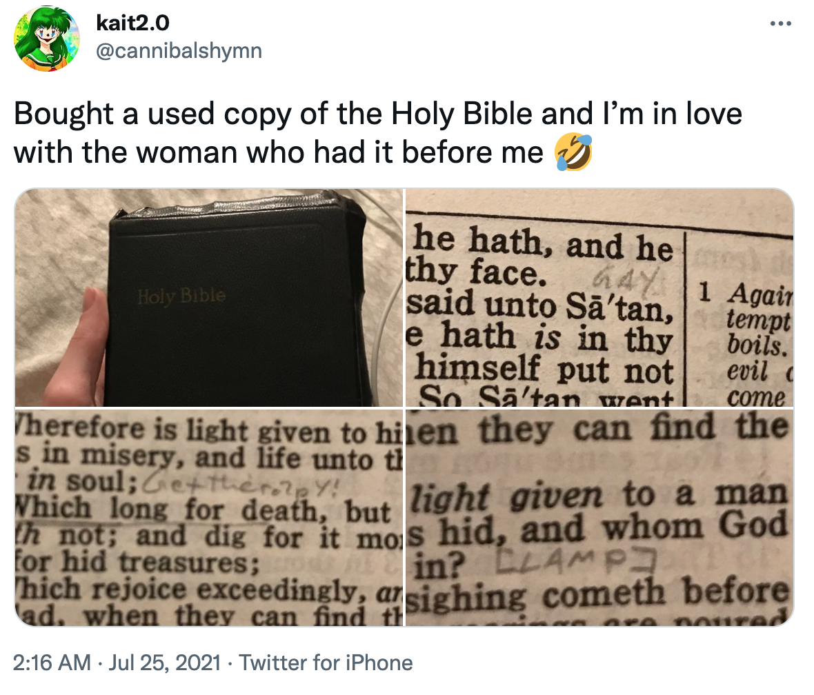 Bible | Bought a Used Copy of... | Know Your Meme