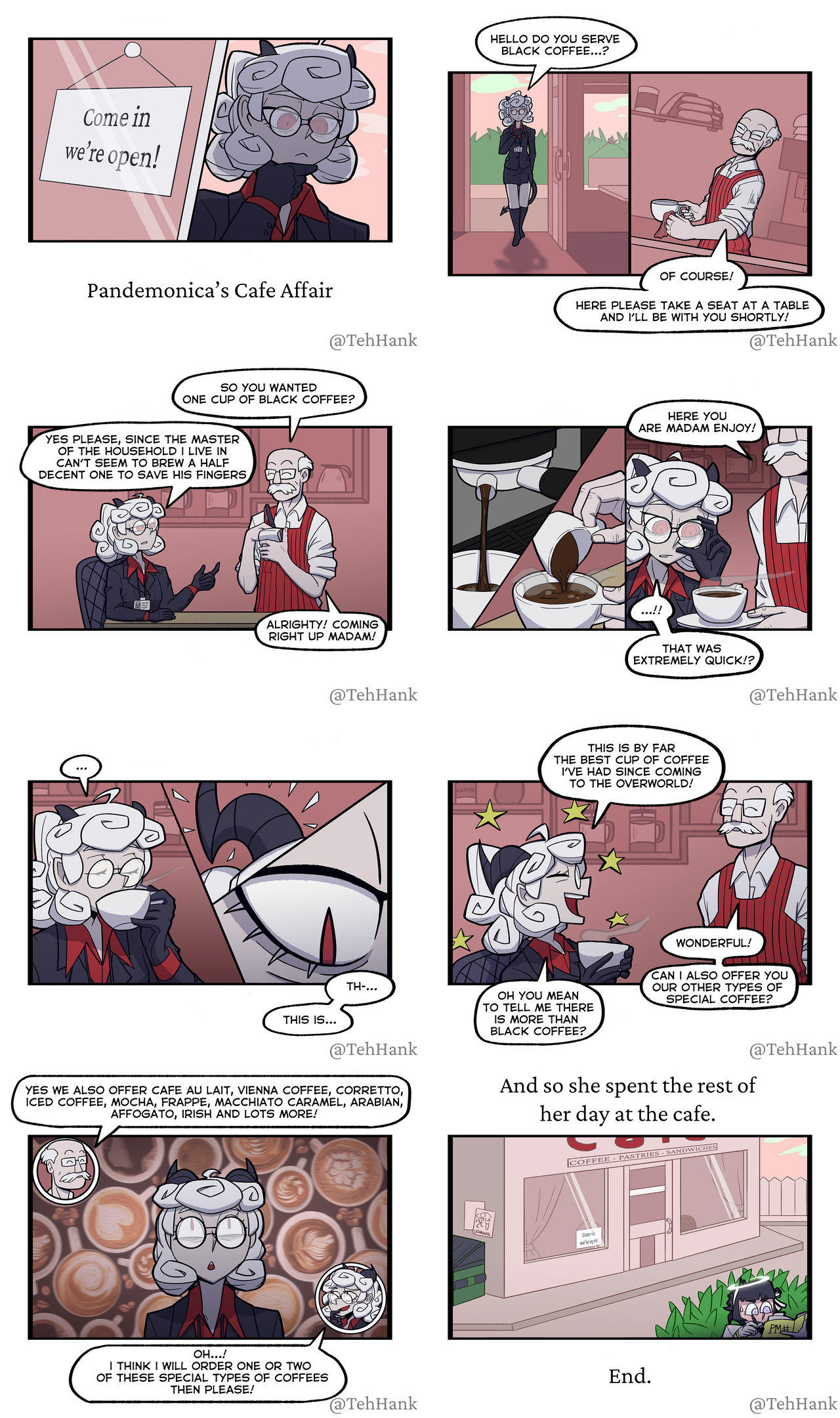 Pandemonica's Café Affair | Helltaker | Know Your Meme
