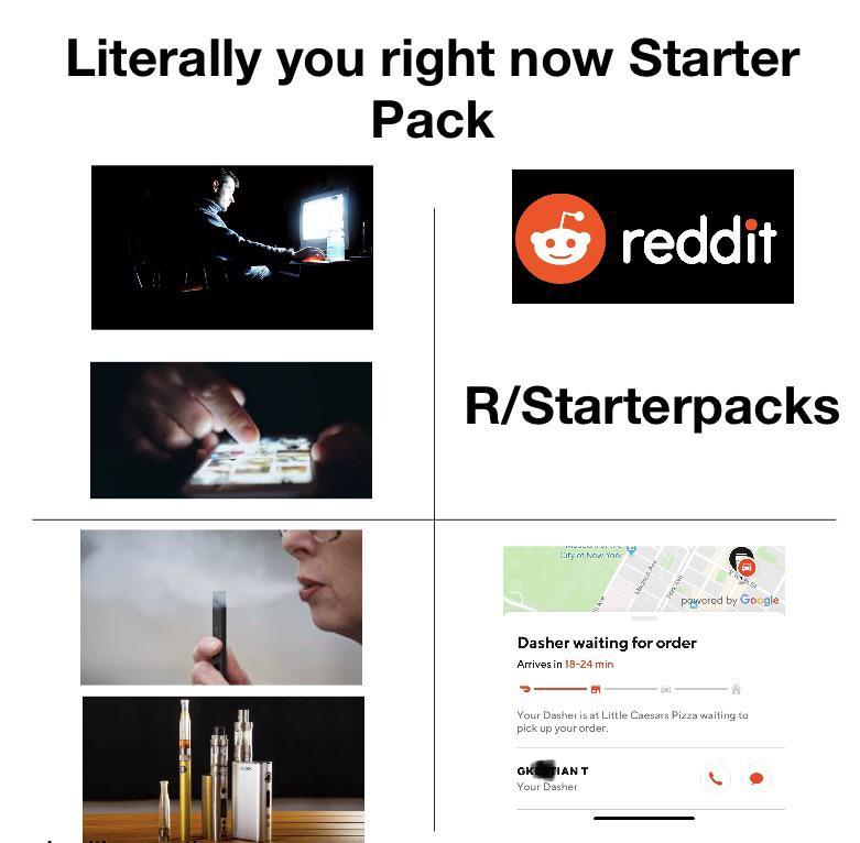 Does this work, never tried a starter pack meme before because it feels ...