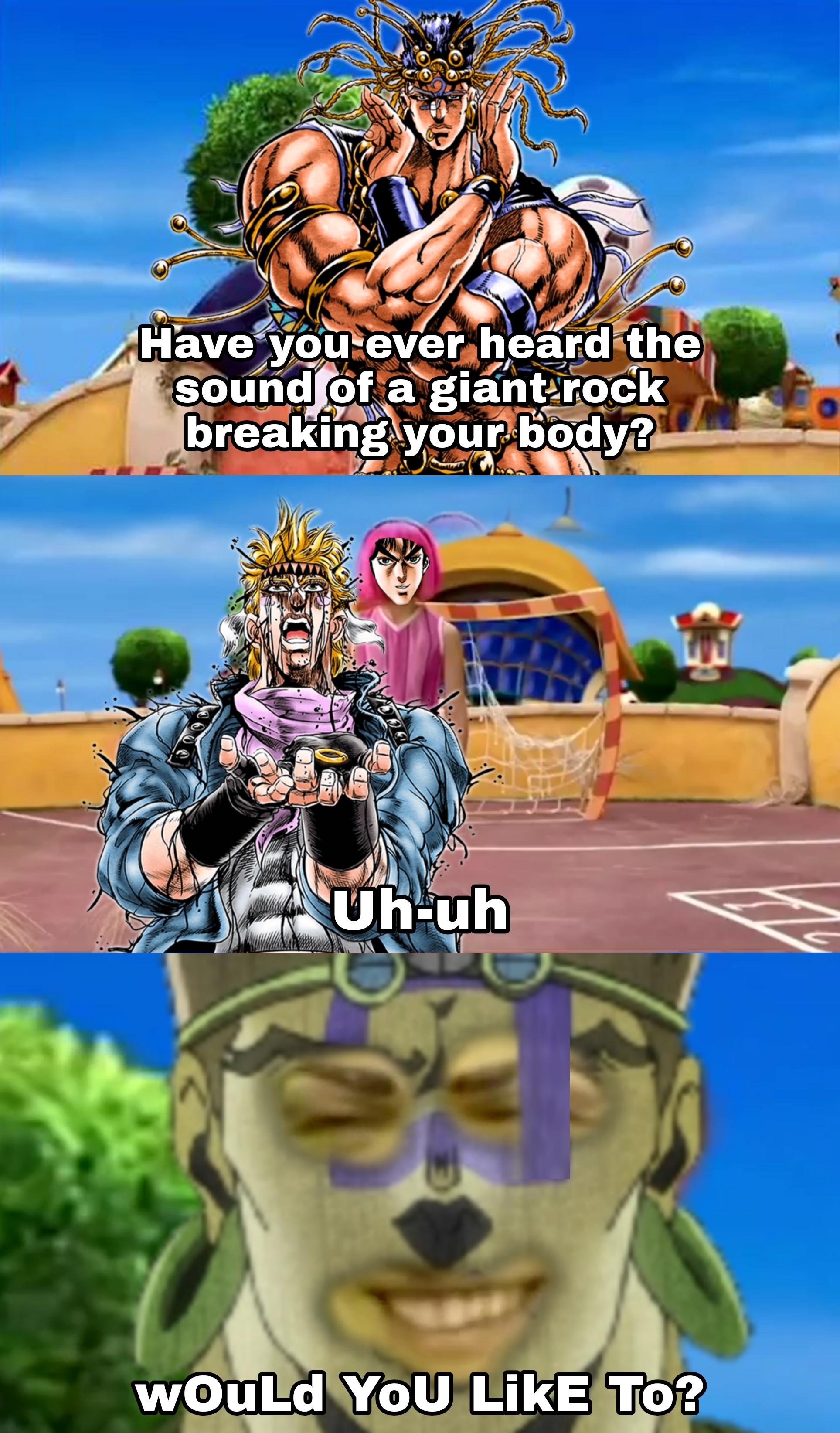 Blursed Wamuu | /r/ShitPostCrusaders/ | JoJo's Bizarre Adventure | Know ...