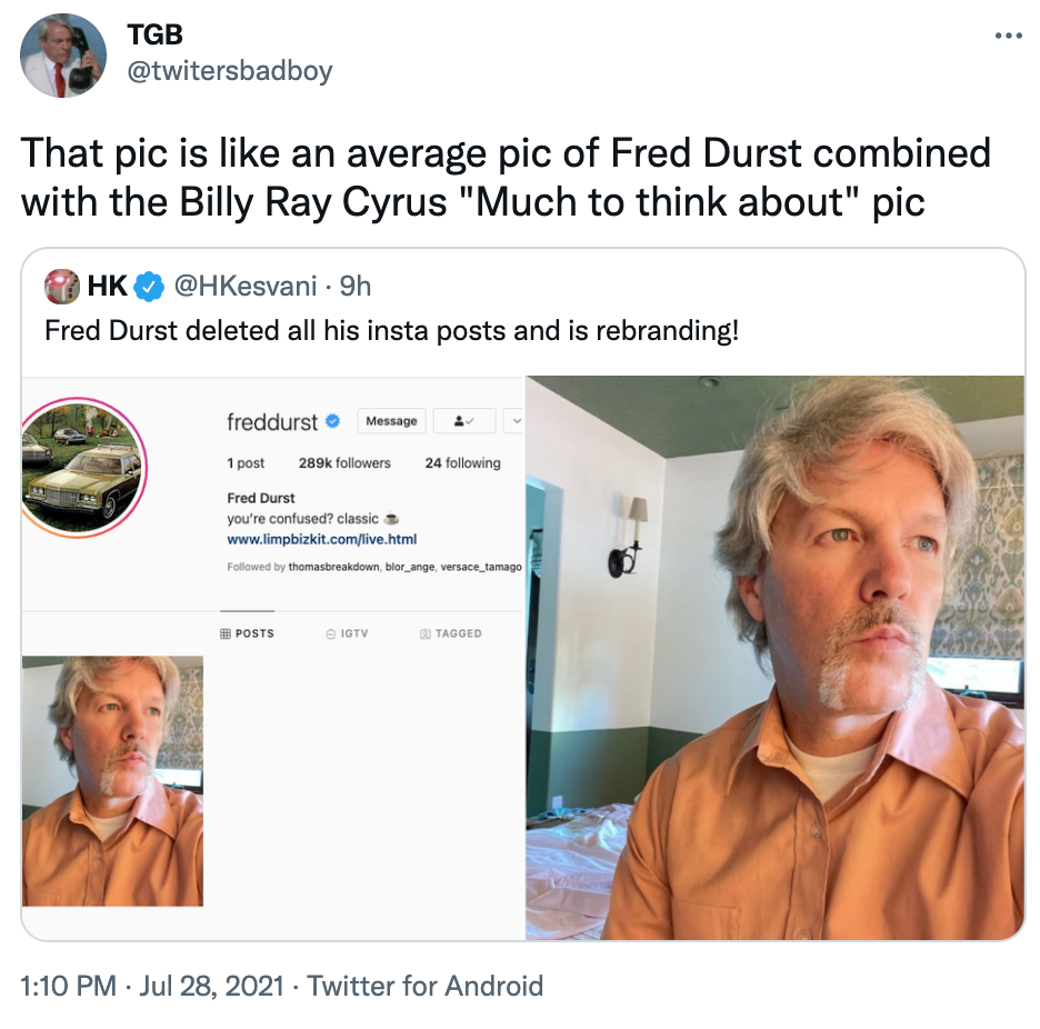 Much To Think About | Fred Durst's Rebrand | Know Your Meme
