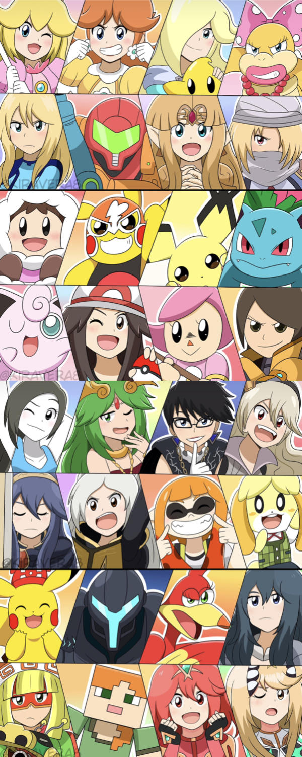 Super Bash Sisters Full Roster By Ssv3201 On Deviantart