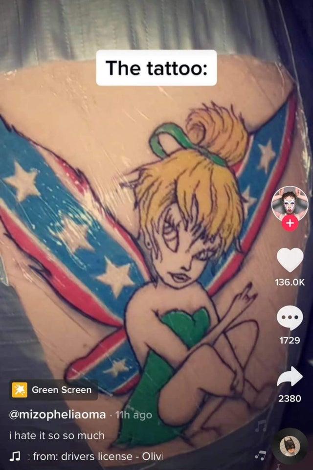 Tinkerbell | Tattoo Fails | Know Your Meme