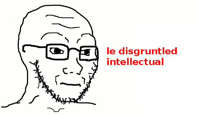 Wojak Soyjak disgruntled intellectual | Soy Boy Face / Soyjak | Know ...